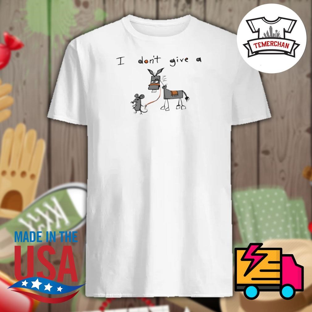 Mouse walking Donkey I don't give a shirt, hoodie, tank top, sweater ...